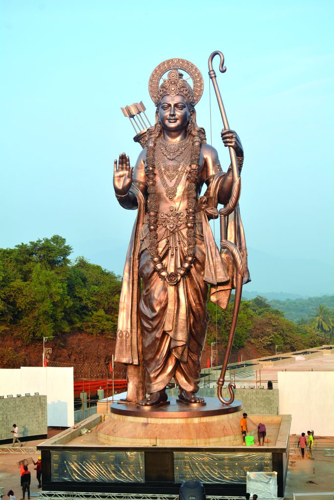 Modi to unveil world’s largest Ram statue at Partagali Math today - The ...