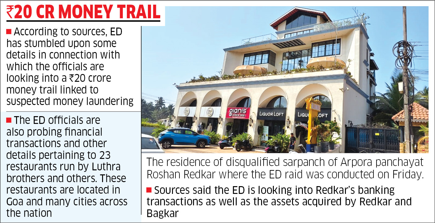 Birch fire case: ED conducts raids in Goa, Delhi, Haryana - The Navhind ...