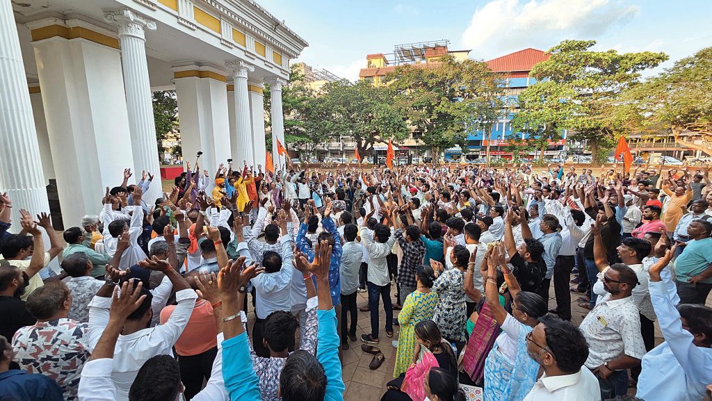 Protest outside police HQ over delay in action against social media ...